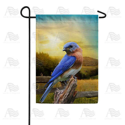 America Forever Bluebird In The Country Double Sided Garden Flag: Flag ...