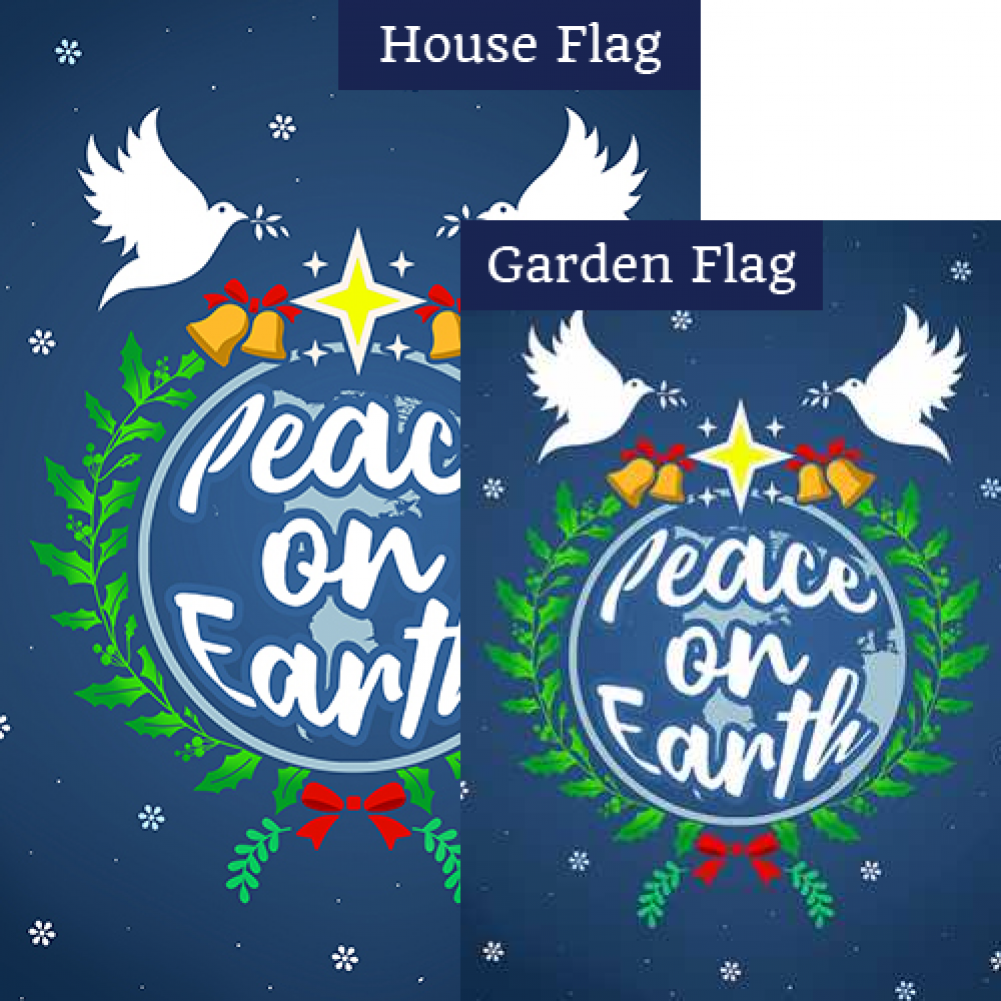 America Forever Let There Be Peace On Earth Flags Set (2 Pieces): Flag ...